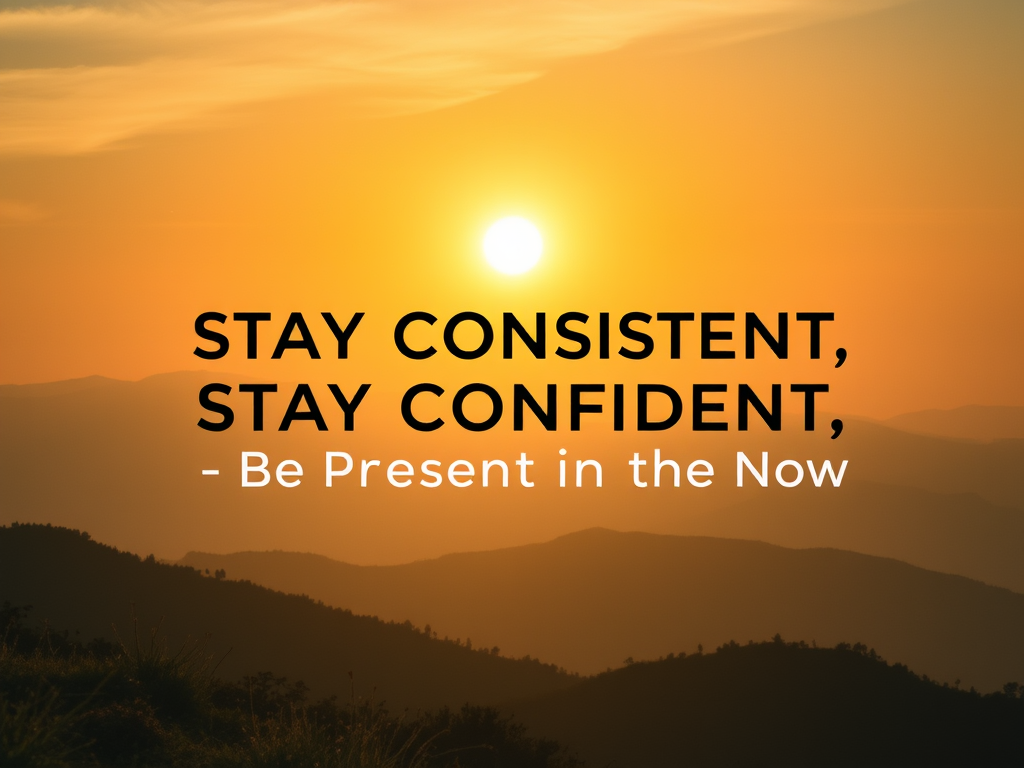 Be Present Now: 5 Powerful Tips for Consistency and Confidence
